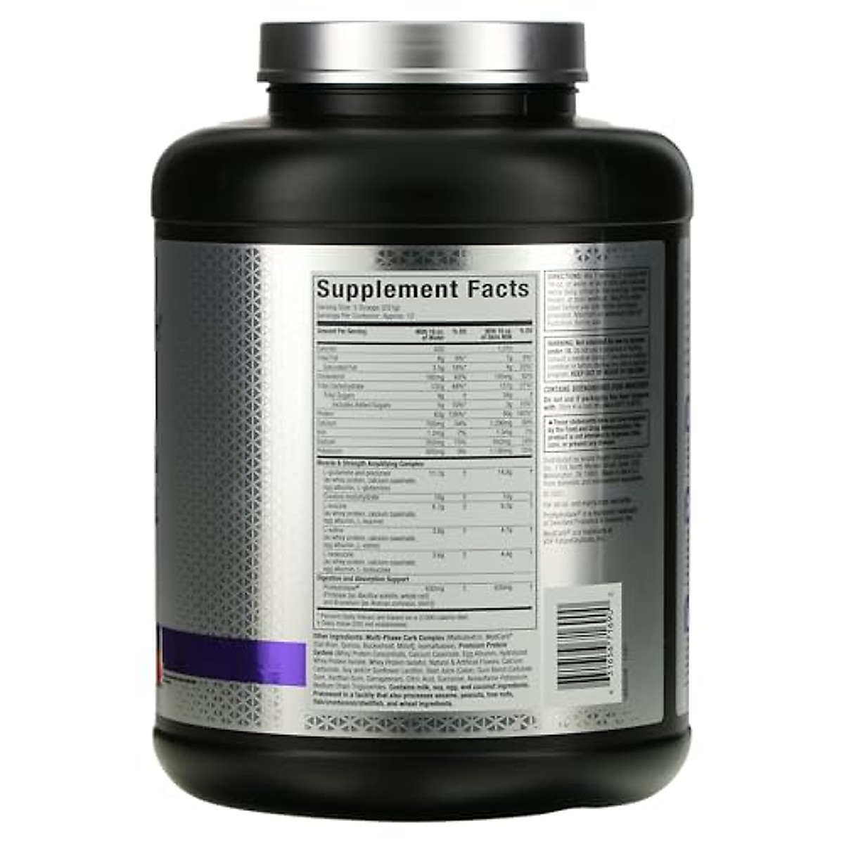 Mass Gainer Protein Powder | MuscleTech Mass-Tech Mass Gainer | Whey Protein Powder + Muscle Builder | Weight Gainer | Protein Powder for Muscle Gain | Creatine Supplements | Strawberry, 7 lbs