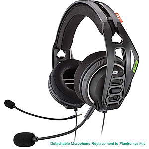 Smays Microphone Replacement for Rig 400 Gaming Headset, Turtle Beach, PS4 Headphone - 3.5mm Detachable Mic Attachment