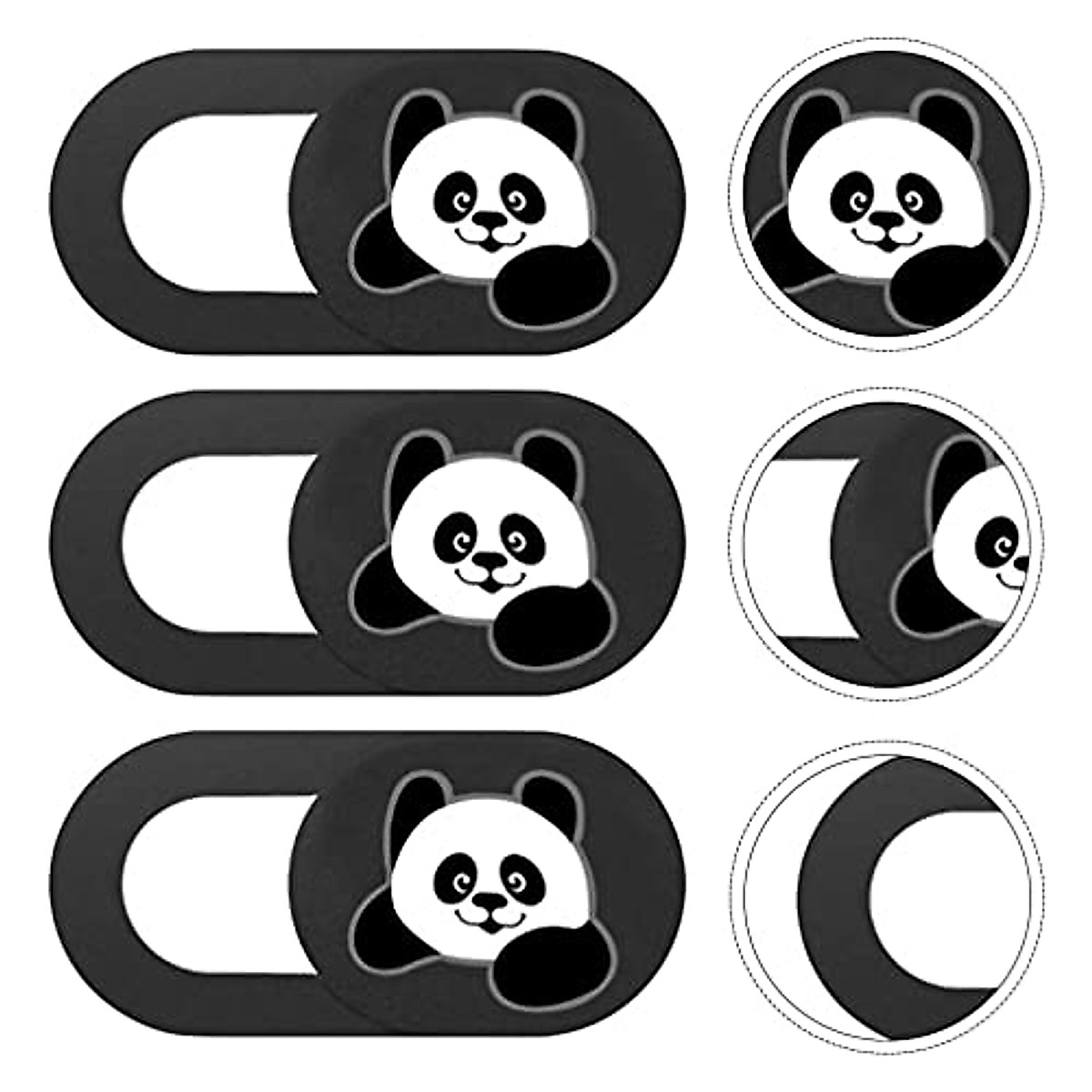 SOLUSTRE Phone Stickers Phone Stickers Phone Stickers Camera 3pcs Tablet Computer Laptop Cartoon Camera Cover Cap Webcam Lens Cartoon Stickers Cartoon Stickers Cartoon Stickers