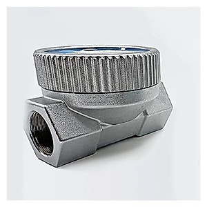 Flow Meter Aluminum Alloy High Precision Electronic Digital LCD Fuel Gauge Methanol Oil Flow Meter DN20MM Blue Circular Flowmeter High Stability and Convenient Operation