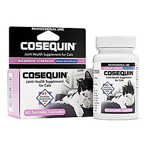 Cosequin® for Cats Maximum Strength PLUS Boswellia Sprinkle Capsules - Professional Line,Beige,60 Count (Pack of 1)