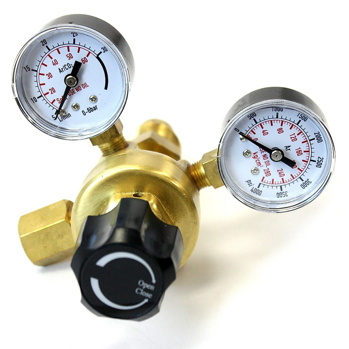 Argon CO2 Regulator Gauges CGA580 & 48" Hose Fits Miller Mig Tig Welders