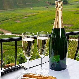 Lichamp Champagne Saber Sword with Forged Damascus Blade Champagne Knife Opener, 16-1/2 inches