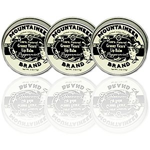 Mountaineer Brand 100% Natural Lip Balm 3 Pack