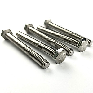 20 Pieces 1/4"-20 X 2-1/2 Hex Head Bolt SS 316