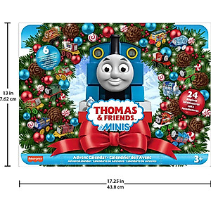 Fisher-Price Thomas & Friends MINIS Advent Calendar 24 miniature push-along toy trains