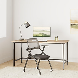 VACYOVKE 20 Pack Folding Chair with 280lb. Capacity Portable Nesting Commercial Seat for School Events Office Picnic Kitchen Conference Waiting Training Room