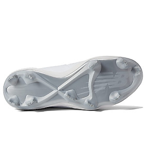 New Balance Women's FuelCell Fuse V3 Molded Softball Shoe, White/White, 8