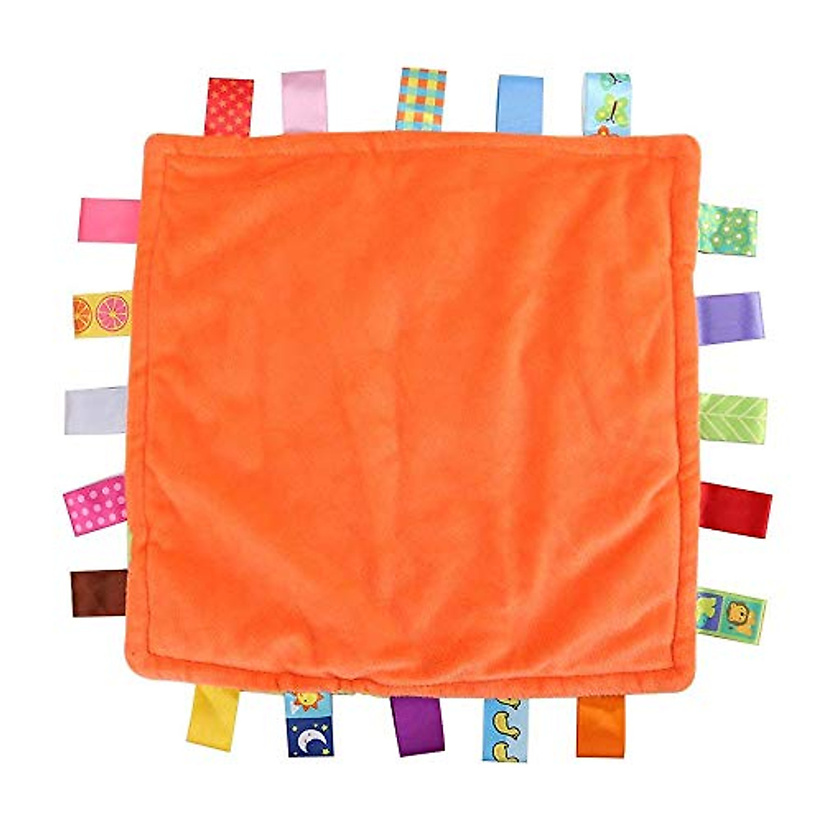 G-Tree Tag Blanket Baby Infant Comfort Plush Security Blanket Cute Soft Kids, Newborn Gift Birthday Present(Green Dot)