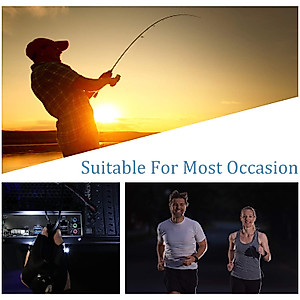 Frienda LED Flashlight Gloves Gifts for Men Light Fingerless Outdoor Fishing Gloves Tool Gadgets Gifts for Repairing Working in Places for Men Women Fishing Camping Christmas Birthday Gift (2)