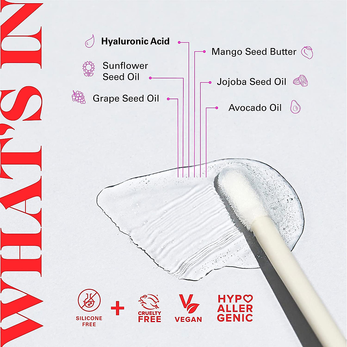 PYT Beauty Clear Lip Gloss, Hydrating, Natural Lip Plumper, Hypoallergenic, Vegan Makeup, 1 Count