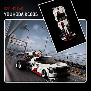 YOUHODA Sports Car Building Blocks Kits Engineering Race Car Toy Set for Kids & Teens, Collectible Model Cars Set to Build, 1:24 Scale Sports Car Model (436Pcs)