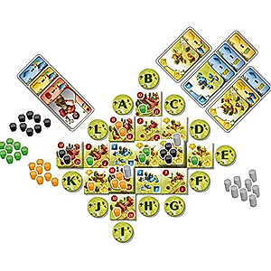 Pearl Games Ginkgopolis Board Game | Competitive Worker Placement Strategy Game for Adults and Kids | Ages 10+ | 1-5 Players | Average Playtime 45 Minutes | Made by Pearl Games