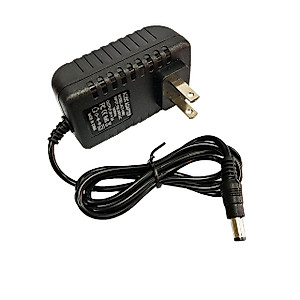 NC 9V 2000mA Power Supply 100-240V AC to 9Volt DC 2A Switching Supply Power Adapter 5.5 X2.52.1mm US Plug AC Adapter Transformer Wall Adapter, Black