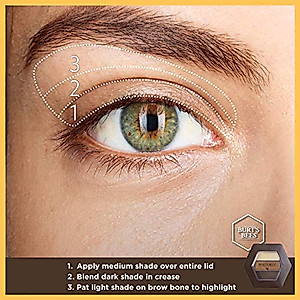 Burt's Bees 100% Natural Eye Shadow Palette Trio, Dusky Woods - 0.12 Ounce