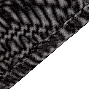 Himal Outdoors Lawn Mower Cover - Heavy Duty 600D Polyester Oxford Waterproof, UV Protection Universal Fit with Drawstring & Cover Storage Bag, Black