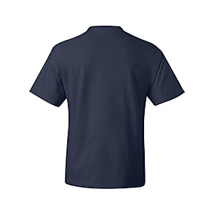Hanes Men's Beefy-T Tall T-Shirt, Navy, XXX-Large Tall