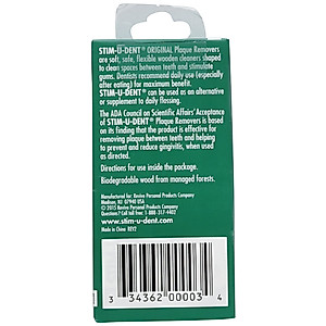 STIM-U-DENT Mint 9245 100 Pack of 3