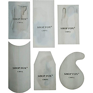 Shop Fox D3294 Scraper Set, 6-Piece, White