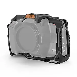 SmallRig Full Cage Compatible with BMPCC 6K Pro Only for Blackmagic Pocket Cinema Camera 6K Pro, Built-in NATO Rail & Cold Shoe Mount - 3270