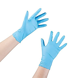 McKesson Confiderm 3.8C Nitrile Exam Gloves, Non-Sterile, Powder-Free, Blue, Large, 100 Count, 1 Box