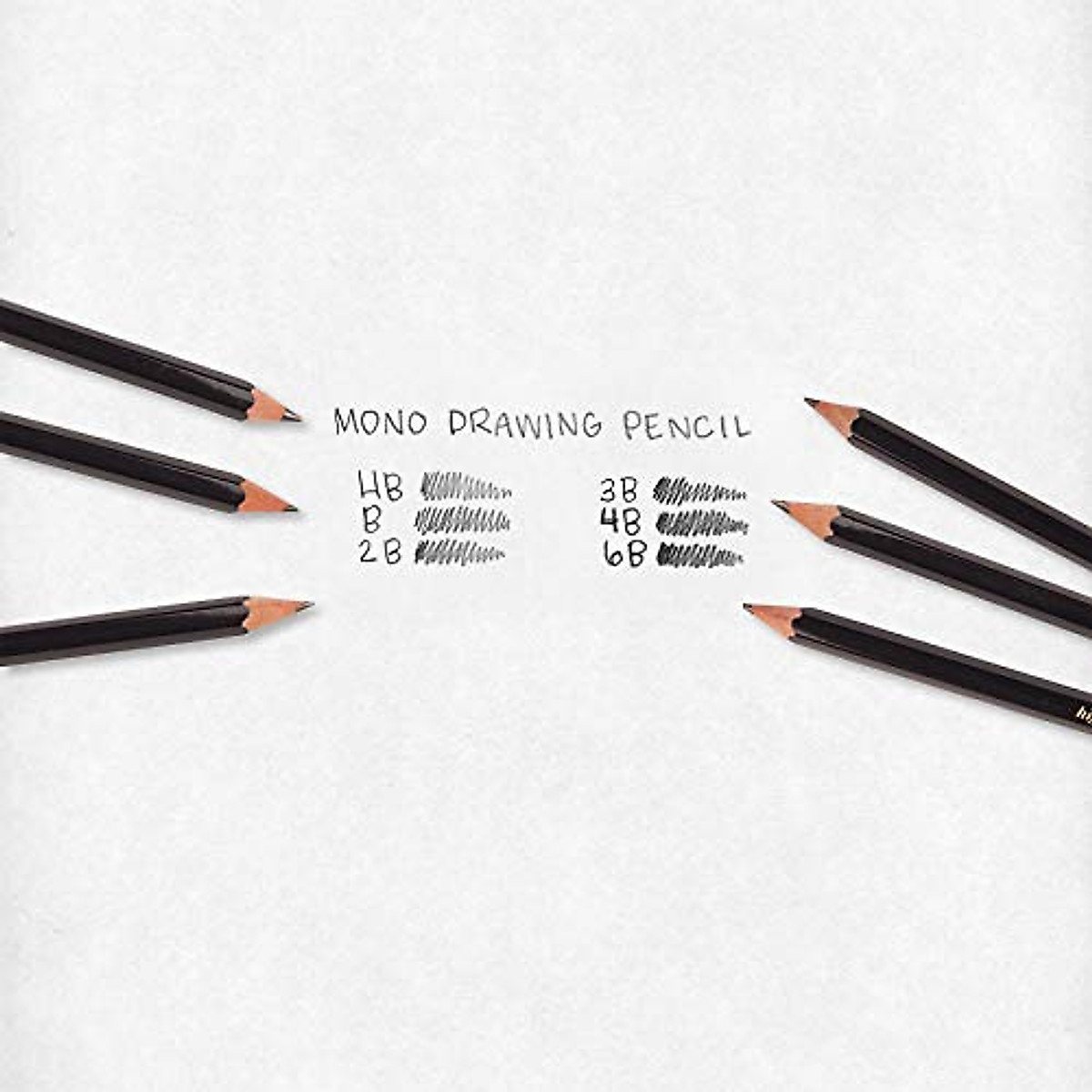 Tombow MONO Drawing Pencil, HB, Graphite 12-Pack