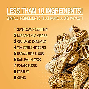 Natural Dental Treats for Dogs, 15-Pack Dog Breath Freshener Chews, Made in USA Teeth Cleaning Treat, Canine Oral Health Dental Care Sticks, Dental Chews for Large Dogs or Medium Breeds and Puppies