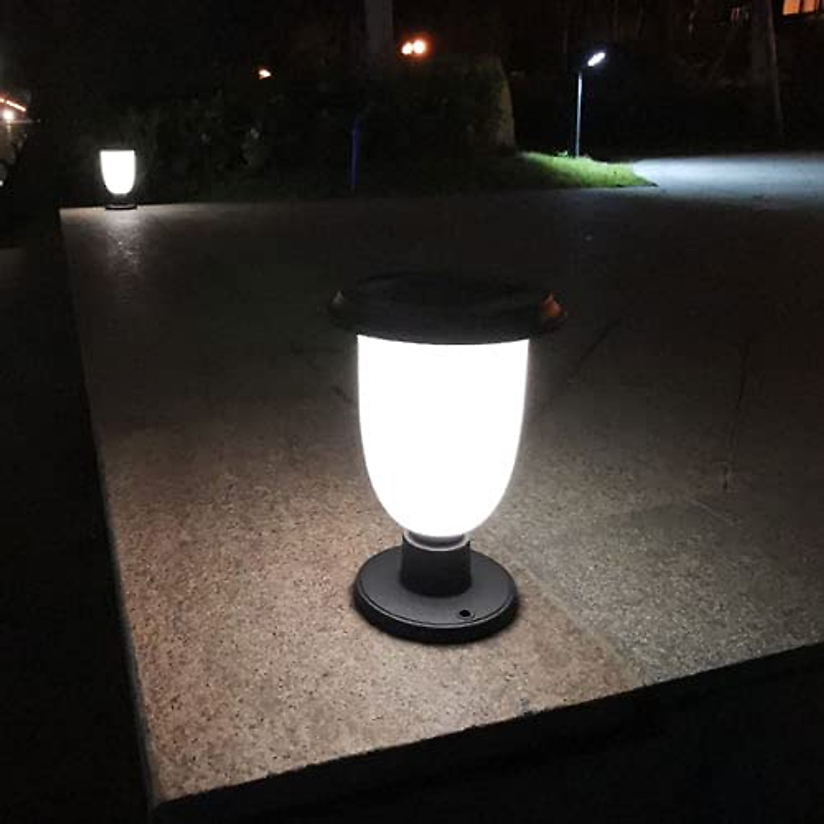 MHCZBGY Outdoor Solar lamp Waterproof Solar Column lamp Outdoor Garden Villa Pillar Lights Garden Villa Decorative Lamp Home Outdoor Column Headlights