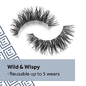 Eylure False Lashes, Wild & Wispy Unruly, 3 Pair
