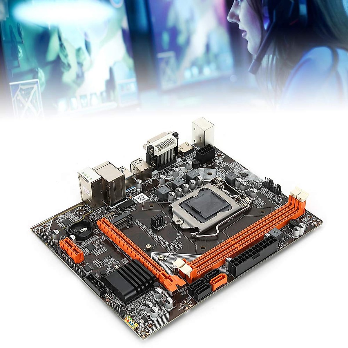 YYOYY Motherboard Desktop Motherboard for Intel B75 M.2 High Speed Hard Disk 1155 Pin USB3.0 SATA3 DDR3 Computer Motherboard