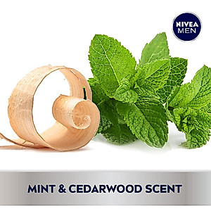 Nivea Men Energy Body Wash with Mint Extract, Cedarwood and Mint Body Wash for Men, 3 Pack of 16.9 Fl Oz Bottles