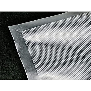 ICO Clear Vacuum Bags for FoodSaver, Quart size bags, 50 count (Vacuum Freezer Storage Bags) Certified BPA and Phthalate free