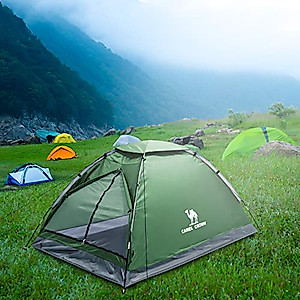 CAMEL CROWN Tents for Camping 2/3/4/5 Person Camping Dome Tent, Waterproof,Spacious, Lightweight Portable Backpacking Tent for Outdoor Camping/Hiking