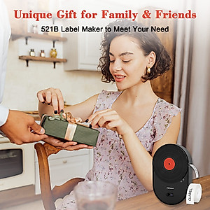CT521B Label Maker Machine with Tape, Perfect for Women, Wife,Mom,Grandma, Available for Home Office Organization Mother's Day Decor Birthday Gift