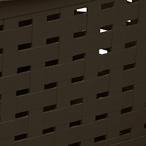 Sterilite 26" Espress Weave Basket (Pack of 6), Espresso