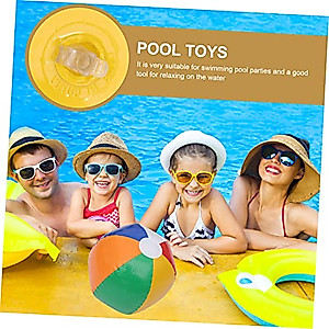 ibasenice 4pcs Inflatable Toys Beach Balls for Kids Giant Inflatable Ball Out Door Toys Beach Pool Toys Hawaiian Pool Toys Summer Party Favors Party Plaything Inflatable Water Playing Toy