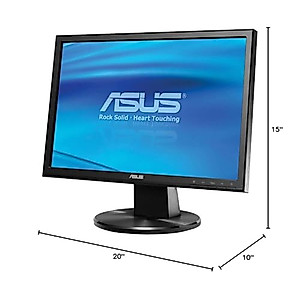 ASUS VW199T-P 19" WXGA+ 1440x900 DVI VGA Back-lit LED Monitor