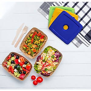 Healthy Packers Ice Packs for Lunch Bags - Freezer Packs - Original Cool Pack | Slim & Long-Lasting Reusable Ice Pack for Lunch Box and Cooler Bag (Set of 5)