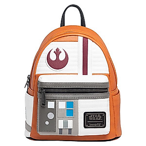 Loungefly Women's Star Wars Rebel Pilot Cosplay Double Strap Shoulder Bag Purse