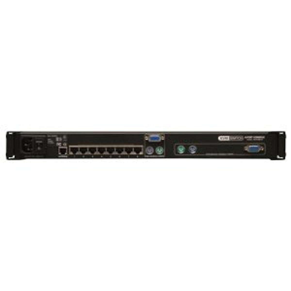 Tripp Lite NetCommander 8-Port Cat5 1U Rack-Mount Console KVM Switch with 19-in. LCD (B070-008-19)