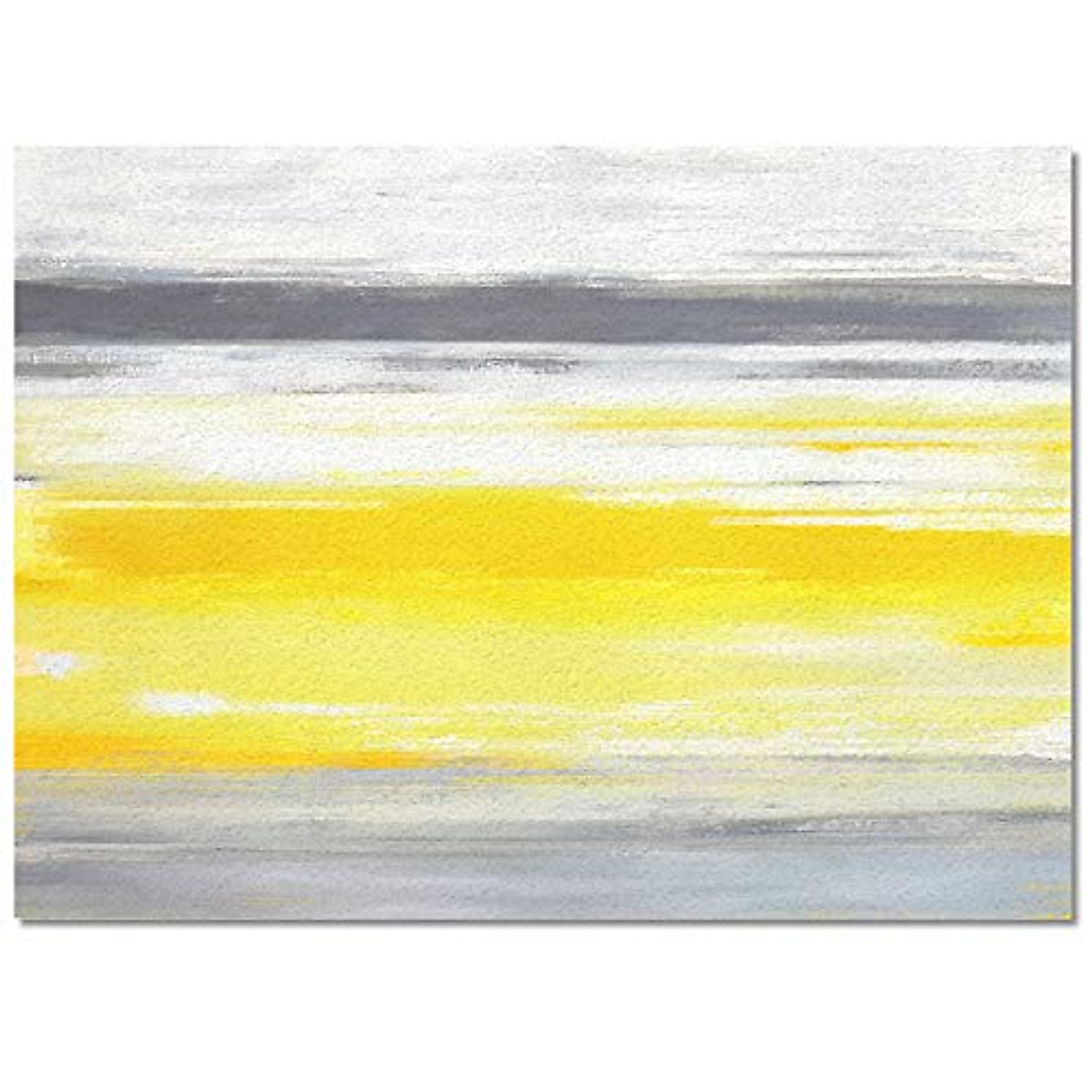 Abstract Yellow Grey Pattern Filling Area Rug 3'x5' Kitchen Rugs Non Skid Washable Baby Carpet, White Shabby Pattern Absorbent Hallway Runner Rug for Living Room/Bathroom/Bedroom