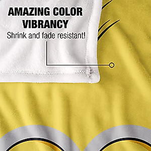 Minions Blanket, 36"x58", Kevin Face Silky Touch Super Soft Throw Blanket