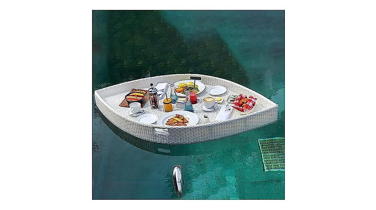DAZULI Floating Bar Table Tray for Pool & Beach Parties