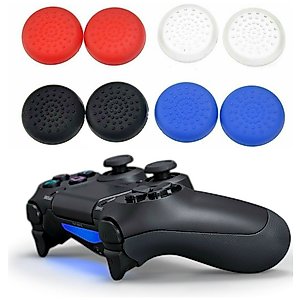 Analog Silicone Thumb Stick Grips Joystick Cap Cover for PS4 PS3 PS2 Xbox 360 Xbox One Game Controllers (8PCS)