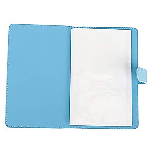 Pu Photo Album Camera Photo Album 3In 96kets Pu Universal Photo Album Cardcase Bank Card Storage Book For11 8 9 7S 25 70 90 Camera Photograph (Blue)