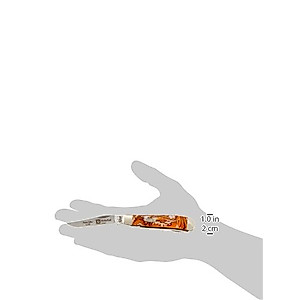 Case Cutlery 9207OF Case Oktoberfest Corelon Mini Trapper Pocket Knife with Stainless Steel Blades, Orange, Black and White mixed Corelon