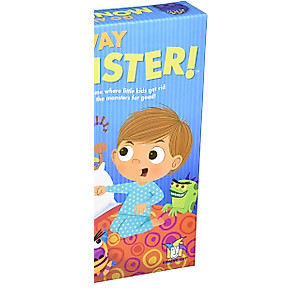 Gamewright Go Away Monster Board Game Multi-colored, 5"