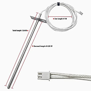 RTD Temperature Probe Sensor Replacement Parts for Camp Chef Wood Pellet Smoker Grills, Replace for Part PG24-44