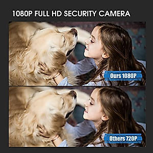 Kocanasi Light Bulb Security Camera, 1080P Wireless Cameras, 360° Surveillance Camera Smart Home Camera with Night Vision Motion Detection Alarm Two Way Talk Indoor Outdoor