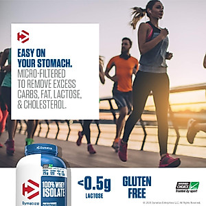 Dymatize 100% Whey Isolate Protein Powder, Fast Digestion & Absorption, Banned Substance Tested, Classic, 1.76 Pound, Chocolate, 27.2 Oz